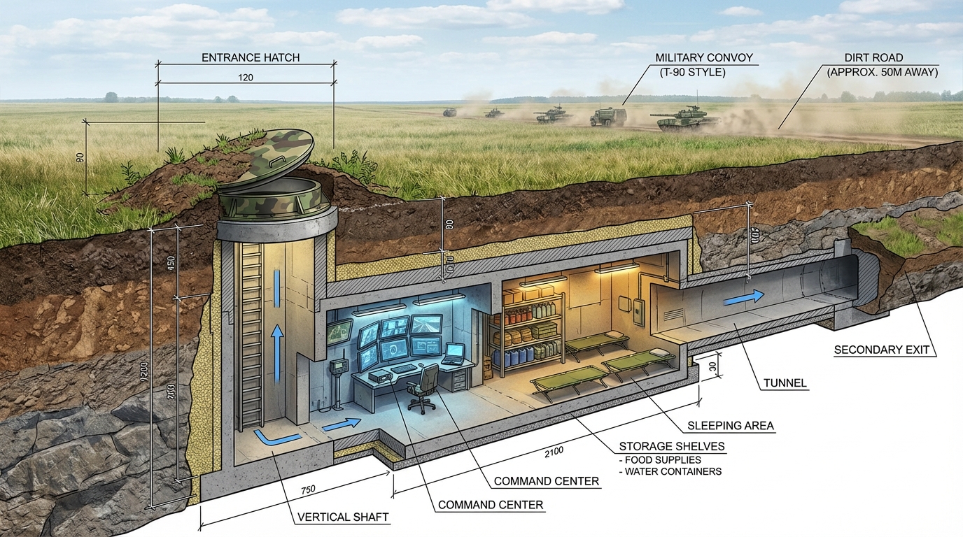 Hidden Underground Bunker in Open Fields – Dream Home Concepts